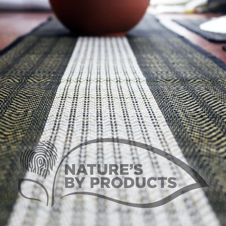 Table Mat with Runner (Madur) : Weaved with Black String - CraftLipi ...