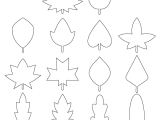 Easy Fall Leaf Template
