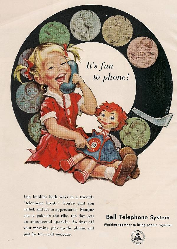 It's Fun to Phone: Bell ad from 1958 - Boing Boing
