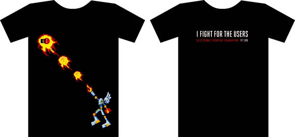New EFF member tee: "I FIGHT FOR THE USERS!" - Boing Boing