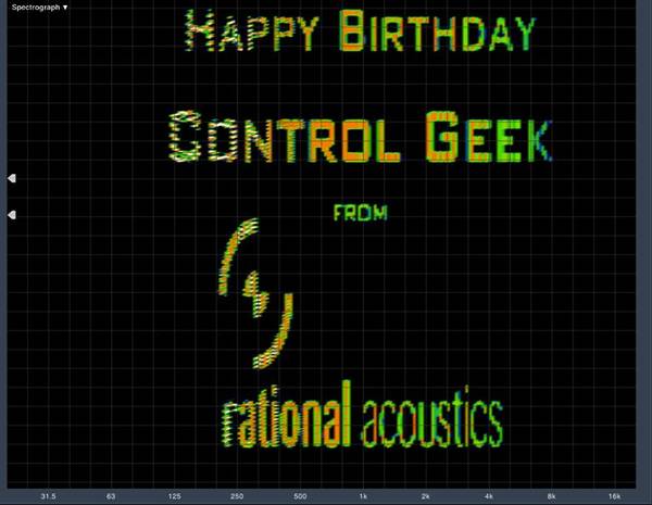 Birthday greeting hidden in a noise-file's spectrogram - Boing Boing