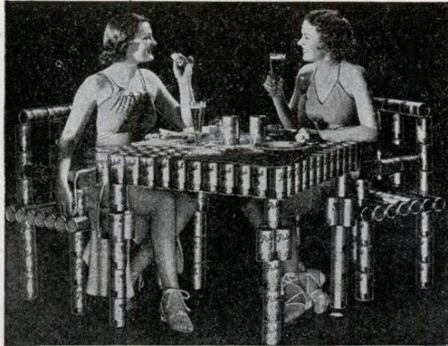 Beer-can table of 1936 - Boing Boing