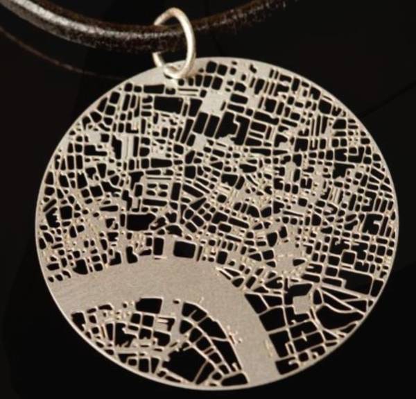Laser cut and 3D printed decorative objects derived from geography ...