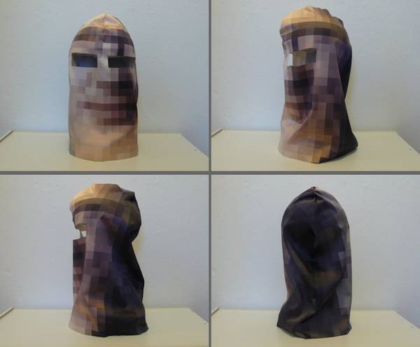 Pixelhead mask makes you appear pixellated - Boing Boing