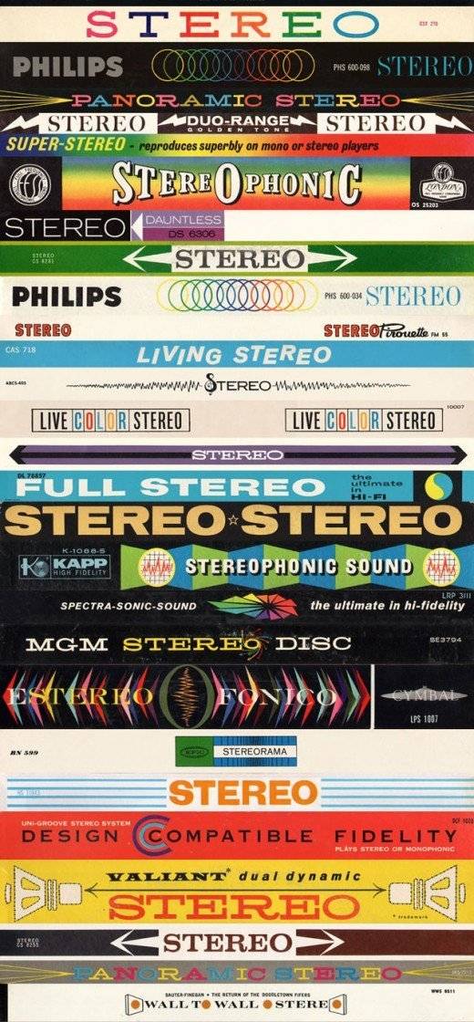 In Stereo banners from LPs - Boing Boing