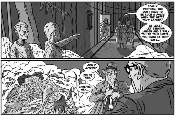 Horror/exploitation comic recounts the secret founding of the Comics ...