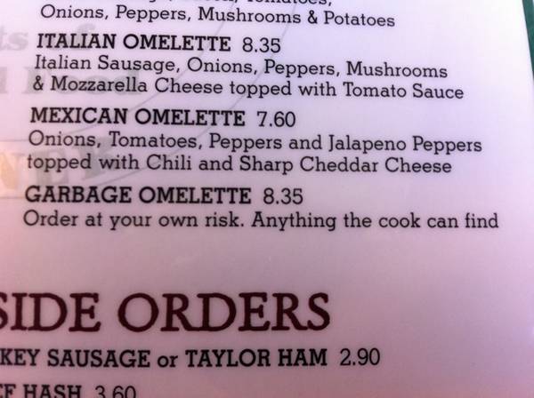 Garbage omelette - Boing Boing