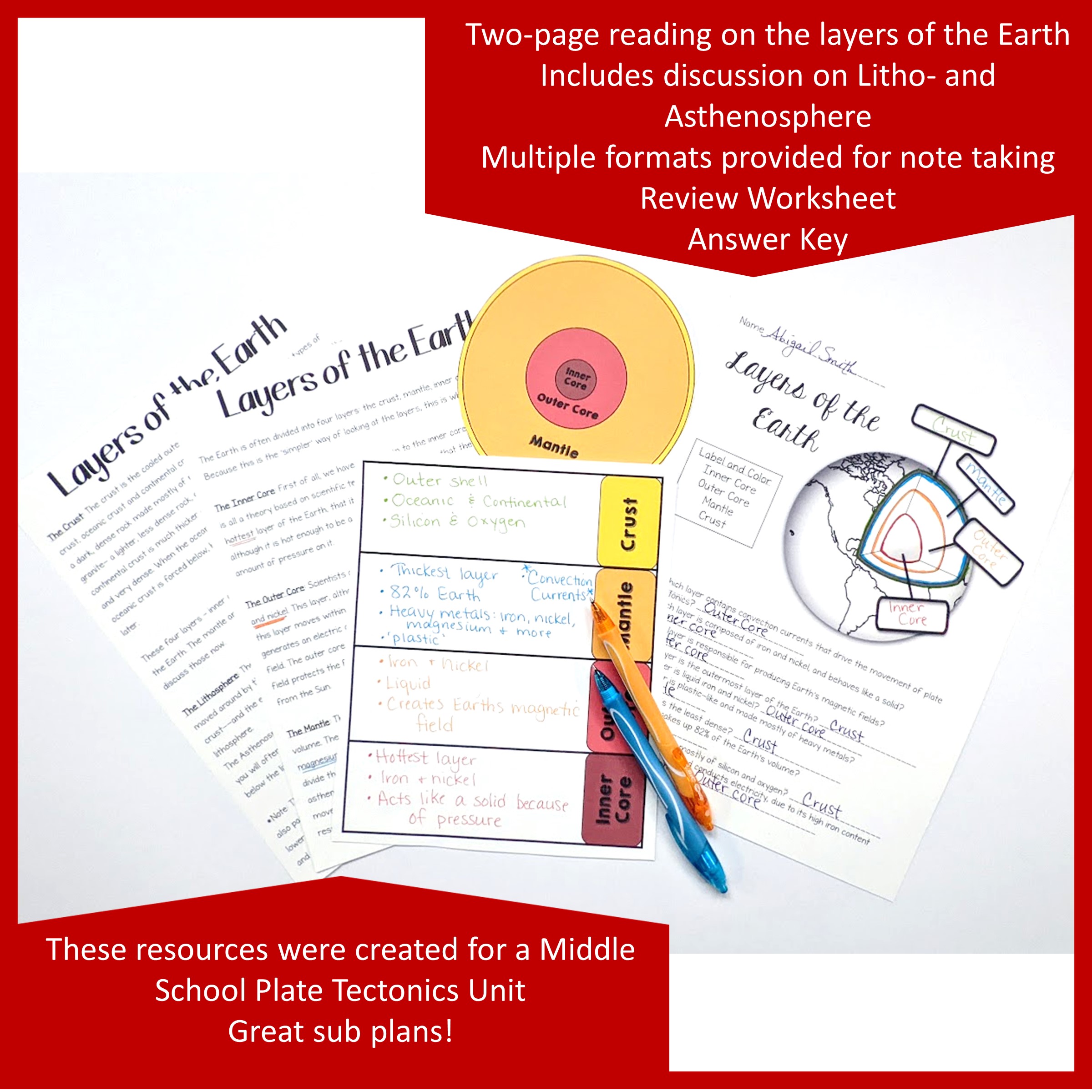 The BEST Plate Tectonics Activities for Middle School – Crazy Science Lady