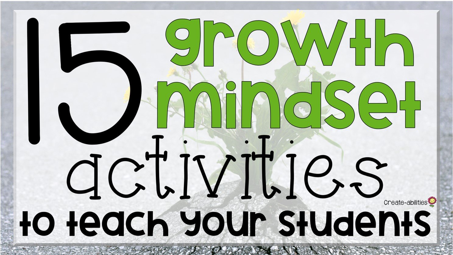 15 Growth Mindset Strategies to Teach Your Students - Create-Abilities