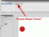 How To Create A Shape Tween In Flash Tutorial Free Flash Tutorials