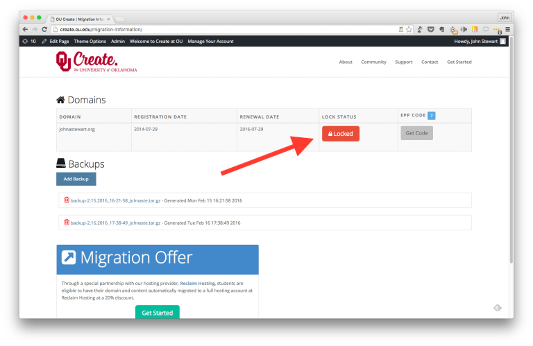 admin – OU Create Documentation