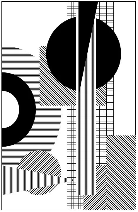 Non-Objective Shape Line Design Sketchbook - Create Art with ME