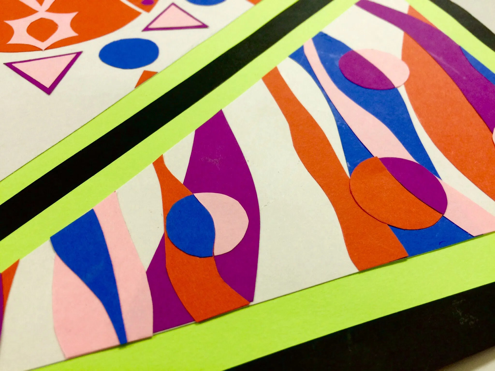 Types of Balance Cut Paper Collage Art Project - Create Art with ME