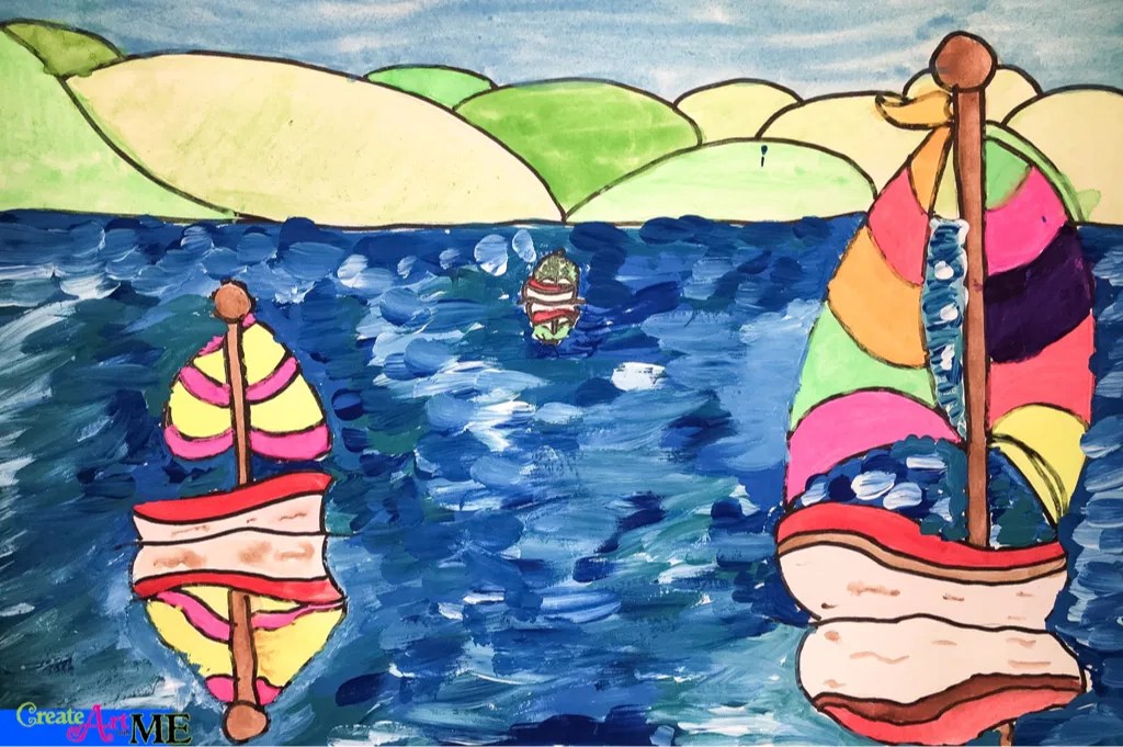 Claude Monet Art Lesson - Create Art with ME