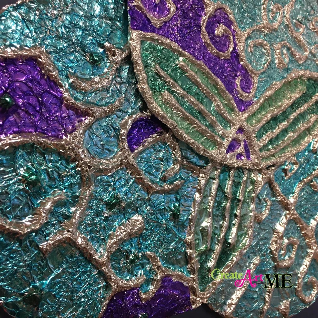 Color Scheme Foil Cardboard Relief Sculpture - Create Art with ME