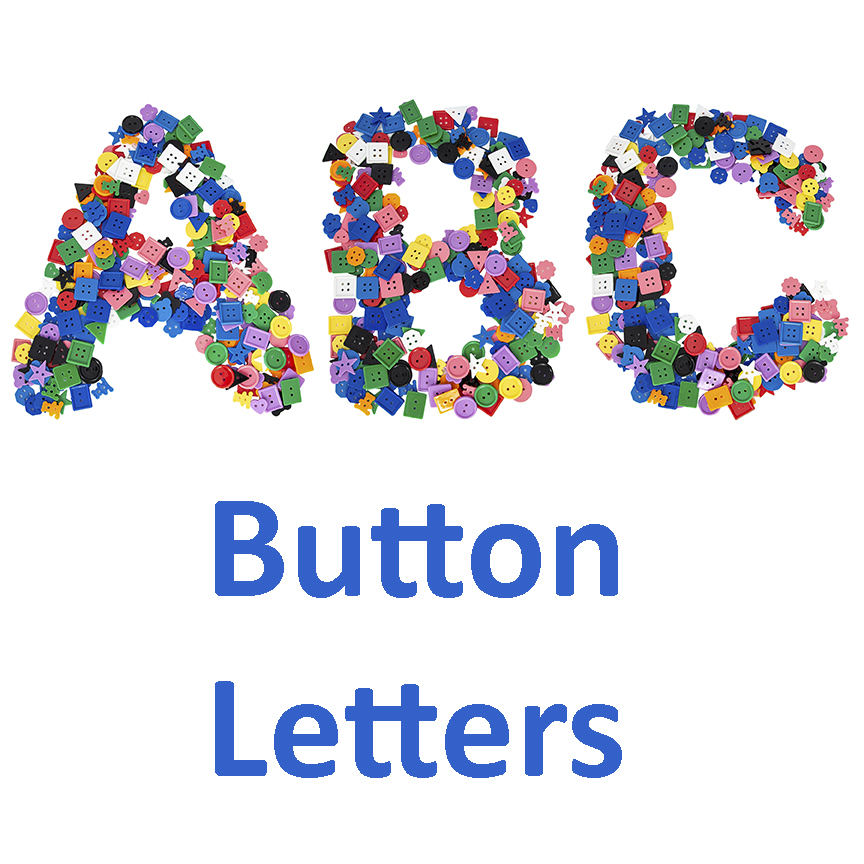 ABC Button Letters Stock Photos - CreateMeow
