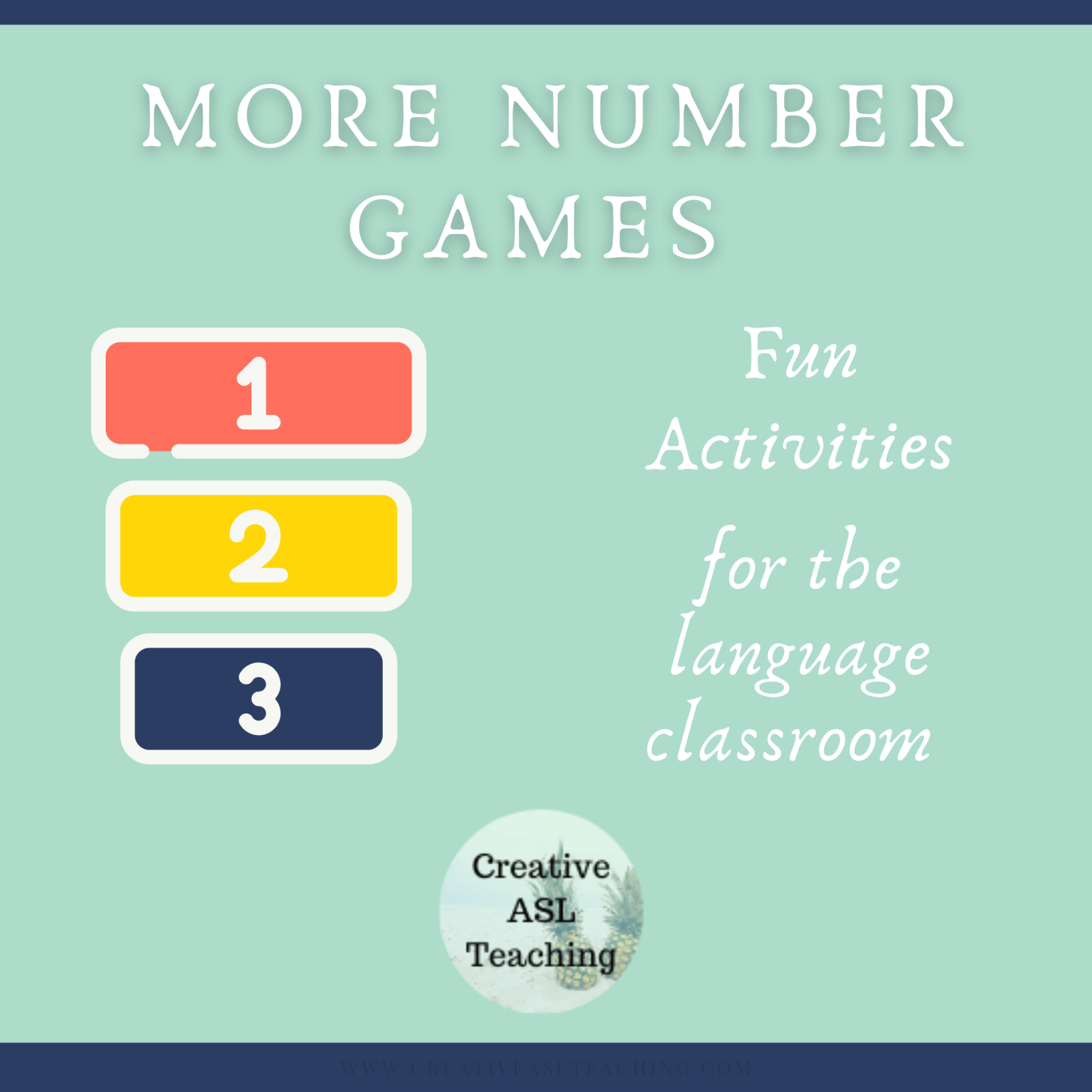 More Number Practice for the World Language Classroom – Creative ASL ...