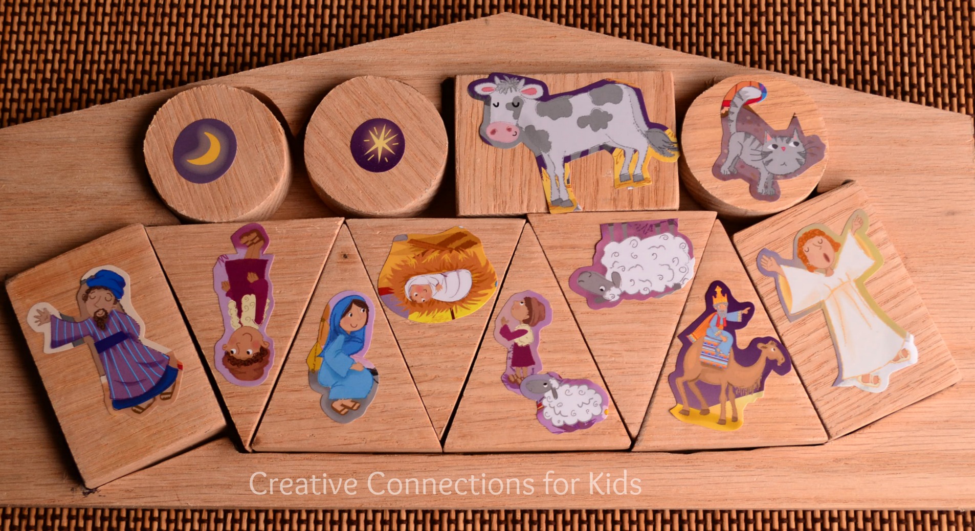 Block Nativity Set