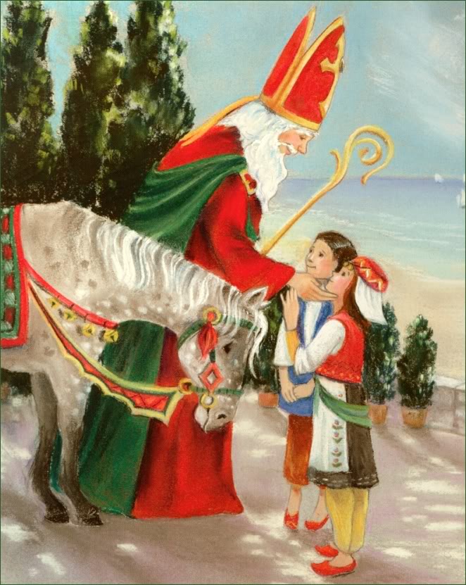 St. Nicholas the patron saint of children and baking - Creative ...
