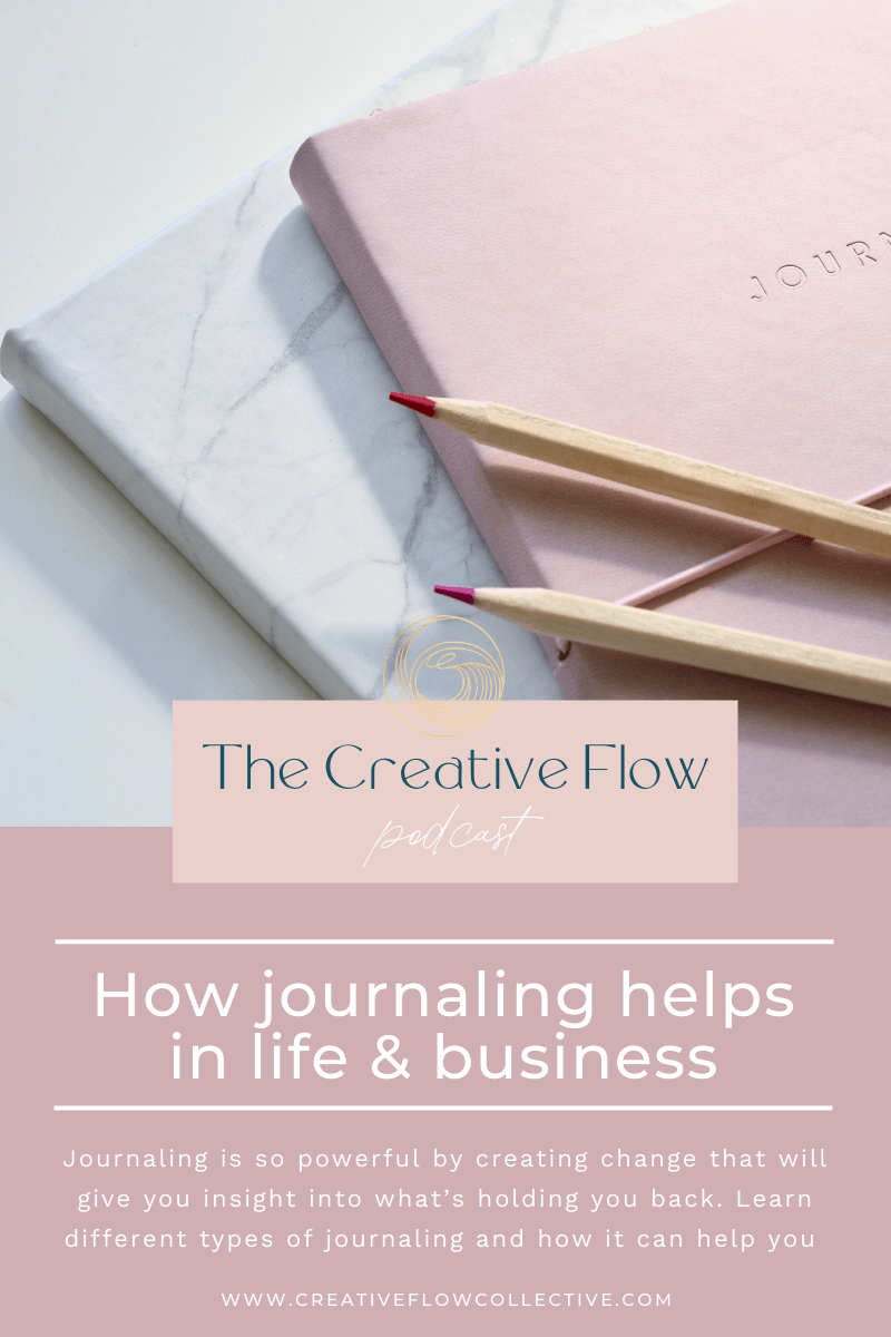 How Journaling Helps You In Life & Business | The Creative Flow Podcast