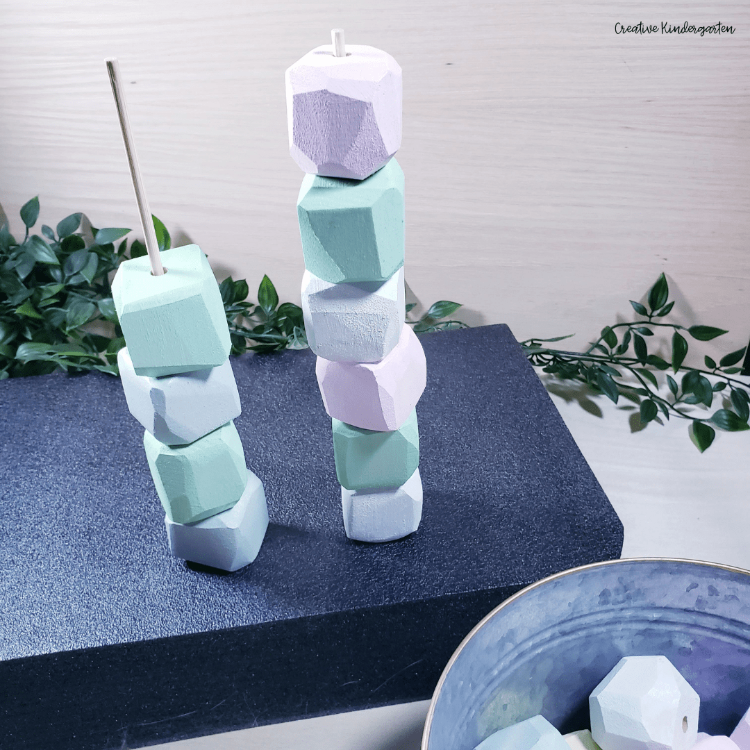 Step by Step Classroom DIY Tutorial: Wooden Gem Beads!