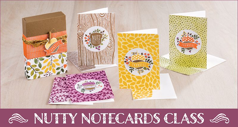 FREE Nutty Notecard Class Tutorial - Creativelee Yours