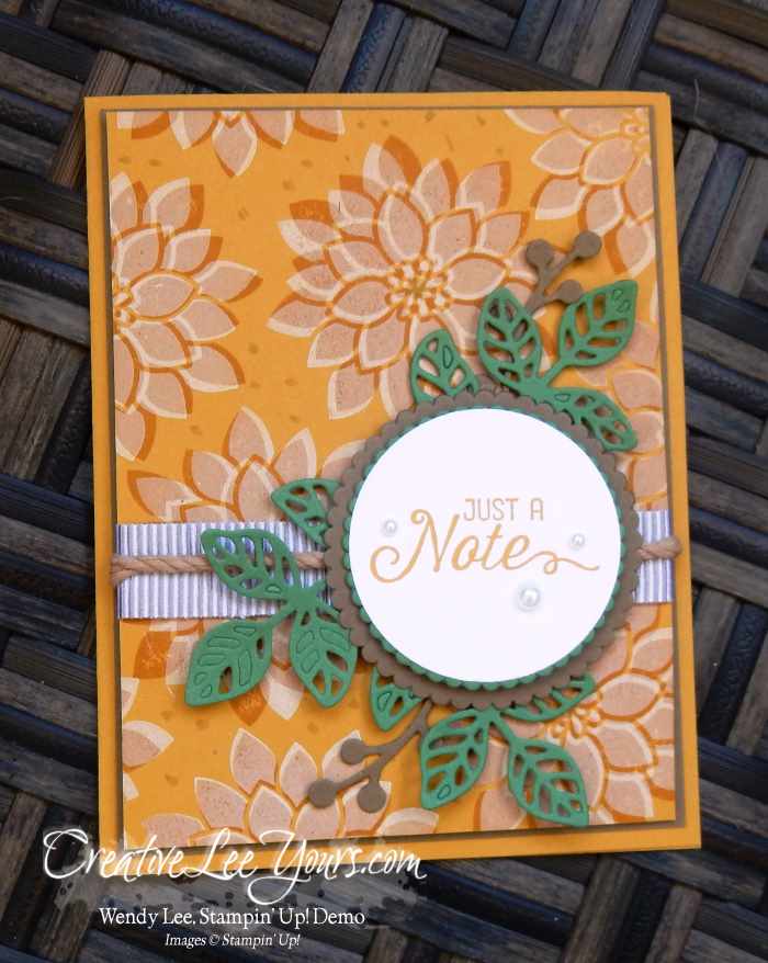 Just a Note Shadow Stamping - Creativelee Yours