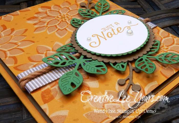 Just a Note Shadow Stamping - Creativelee Yours