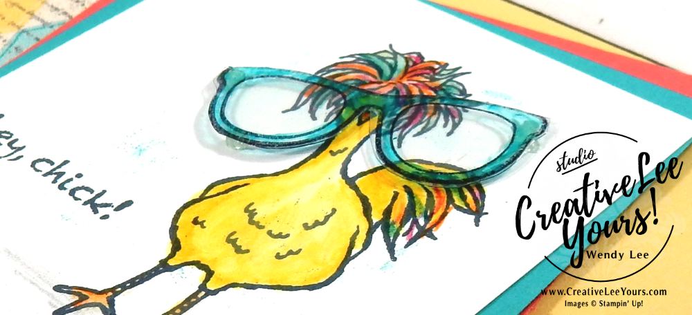 Crazy Chicken Coloring on Acetate - Creativelee Yours