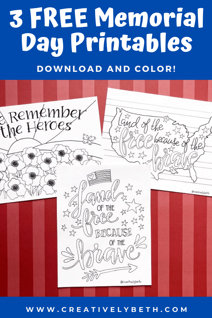 FREE Memorial Day Printables and Some Interesting History