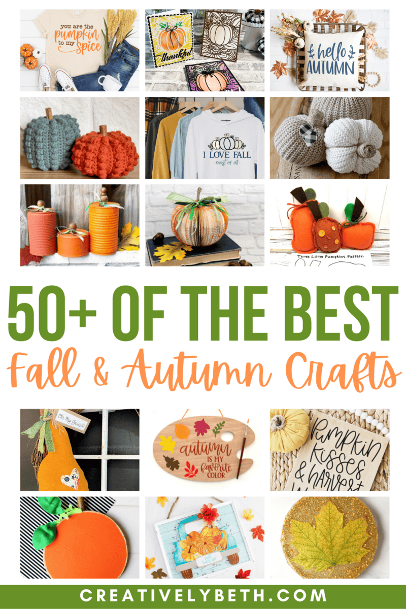 50+ of the BEST Fall Crafts and Home Decor