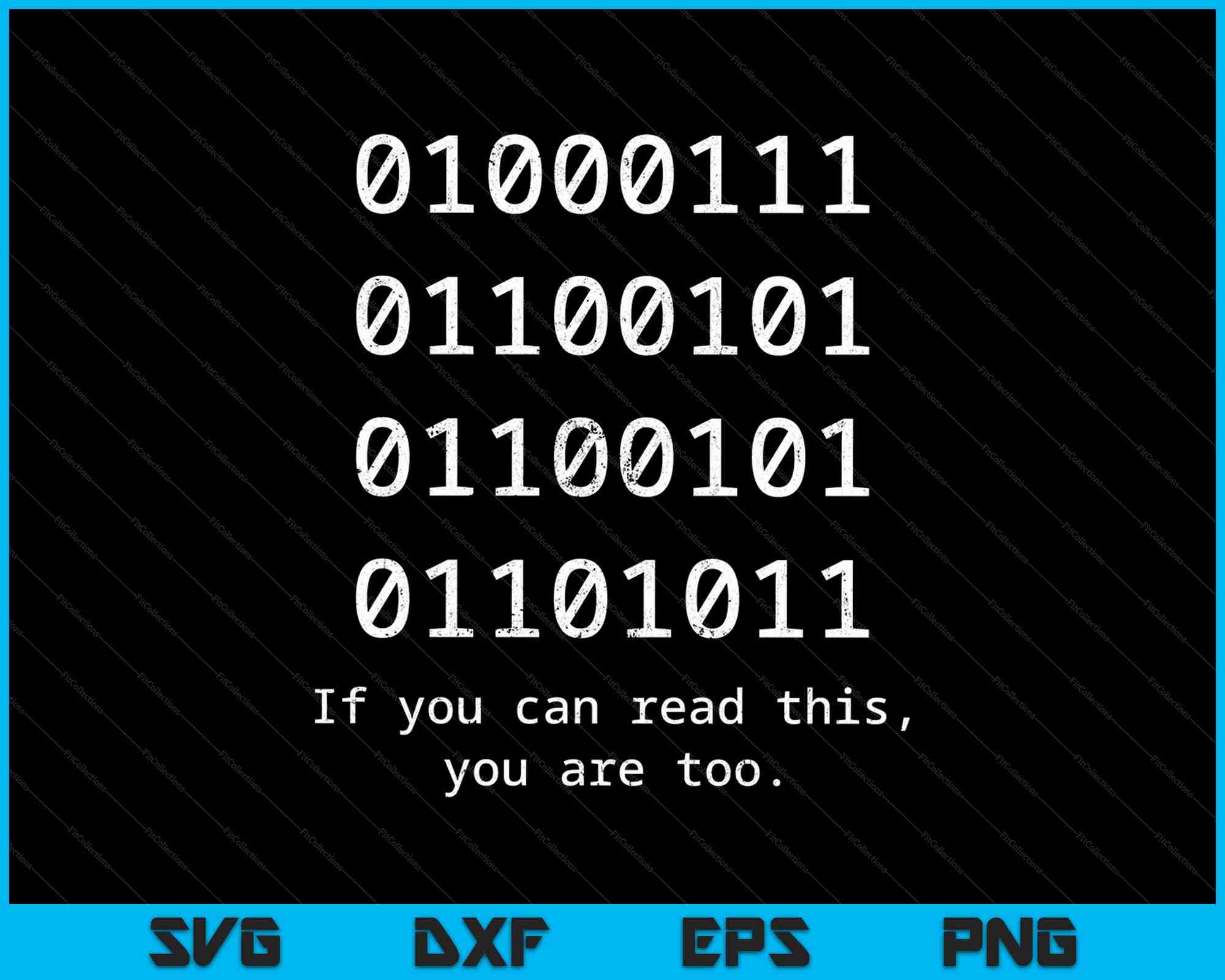 Funny Computer Binary Code Programmer Svg Png Files Creativeusarts