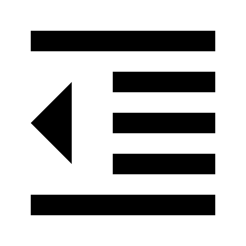 Format Indent Decrease Icon Download In Gradient Style - Premium Space Design Gallery - High Resolution