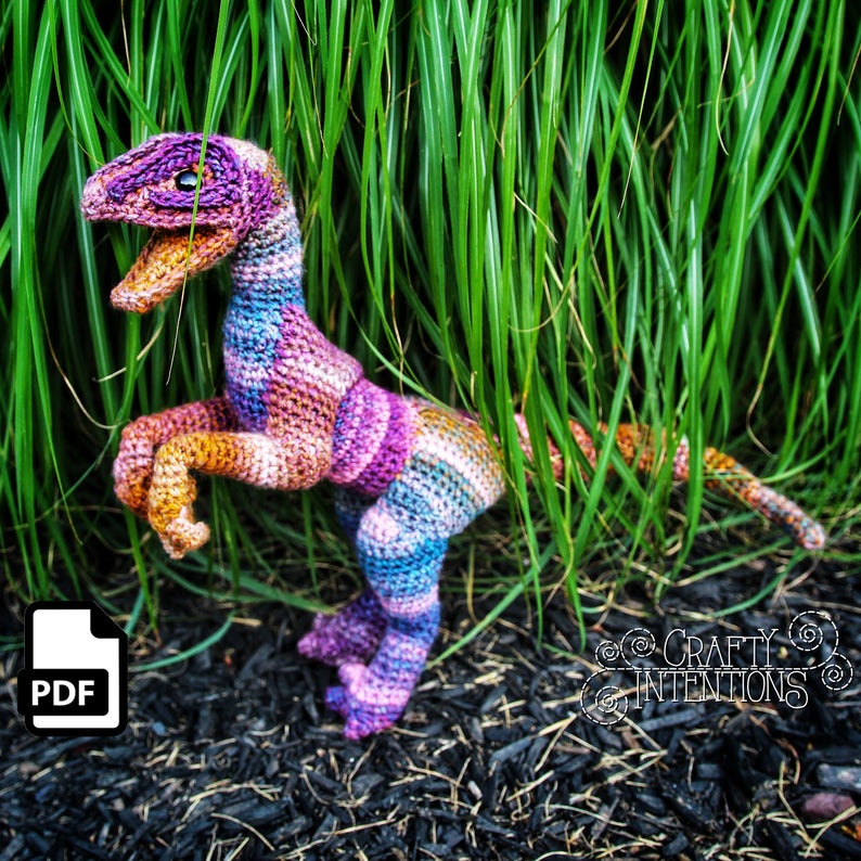 Velociraptor Pattern by Crafty Intentions - crochet envy