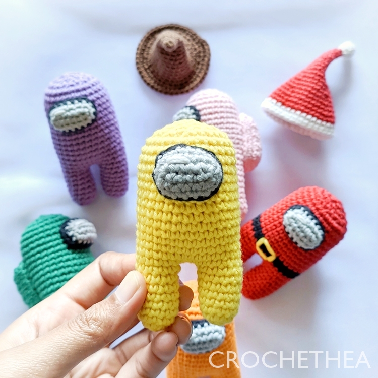 Among Us PDF Pattern | Crochethea