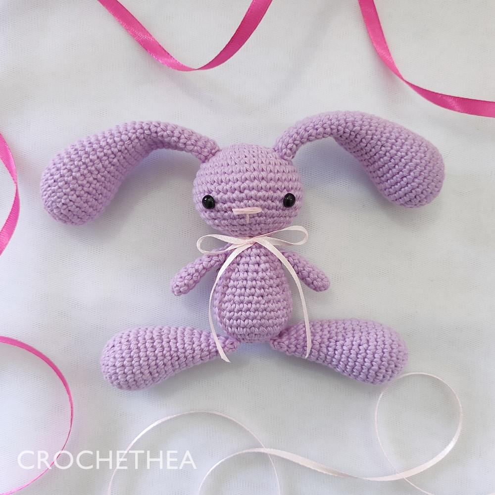 Rainbow Bunny PDF Pattern | Crochethea
