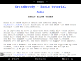 Crossbrowdy Basic Tutorial Audio Audio Files Cache
