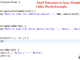 Junit Testcases In Java Simple Junit Hello World Tutorial With All In