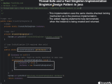 Singleton Design Pattern In Java Thread Safe Fast Singleton