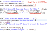 Simple Way To Get Http Response Header In Java Conn Getheaderfields