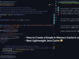 How To Create A Simple In Memory Cache In Java Best Lightweight Java