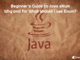 Beginner S Guide To Java Enum Why And For What Should I Use Enum