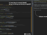 In Java How To Convert Byte Array To String And String To Byte