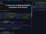 In Java How To Replace Remove Characters From String Crunchify