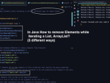 In Java How To Remove Elements While Iterating A List Arraylist 5
