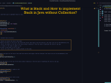 What Is Stack And How To Implement Stack In Java Without Collection