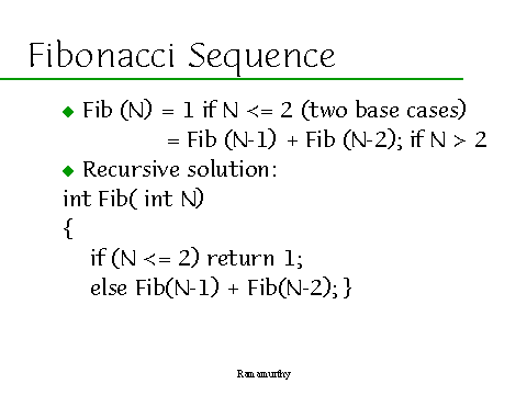 Fibonacci Sequence