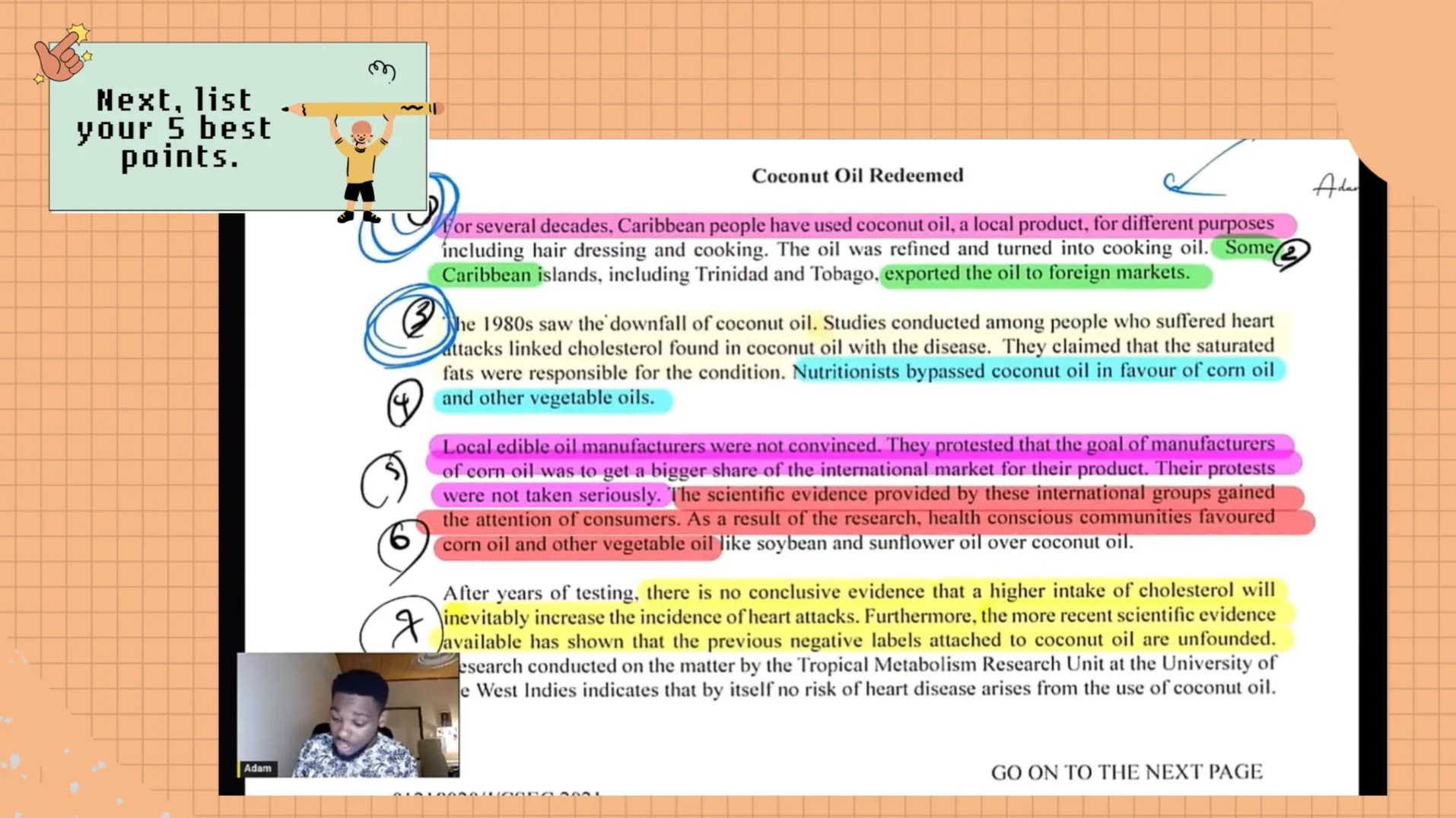 Summary Writing Guide Pdf Ppt Csec English A