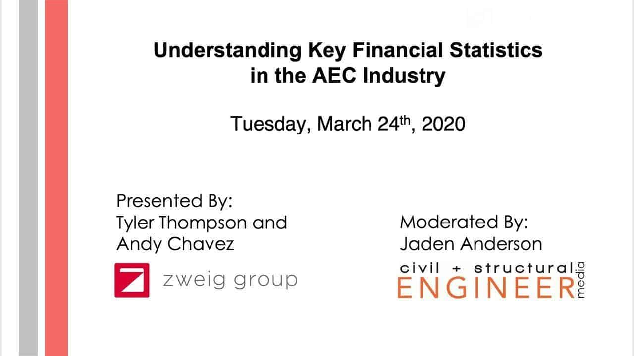 Understanding Key Financial Statistics in the AEC Industry - Civil ...