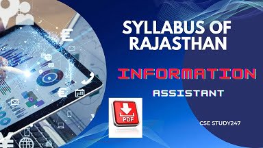 Syllabus PDF of Rajasthan Informatics Assistant ⋆ csestudy247